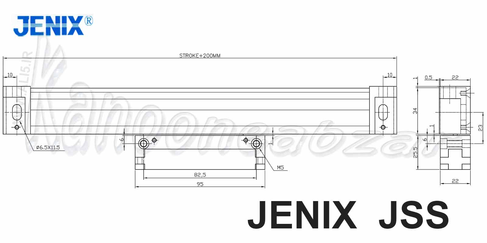 خط کش دیجیتال Jenix JSS - کانون ابزار